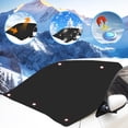Car Windshield Snow Cover, Winter Snow & Frost Protection With ...