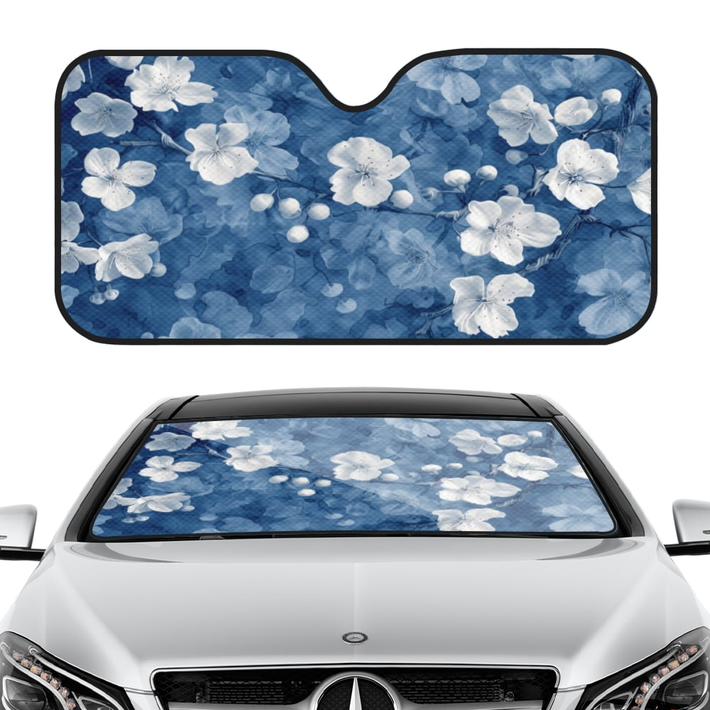 Car Windshield Sun Shade, 51x28 Inch UV Protection Sun Visor for Front ...