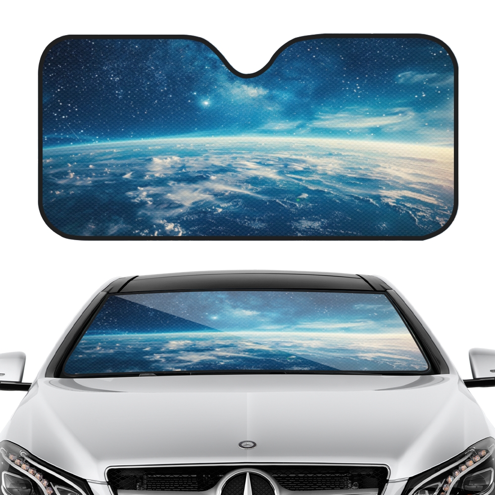 Car Windshield Sun Shade, 51x28 Inch UV Protection Sun Visor for Front ...