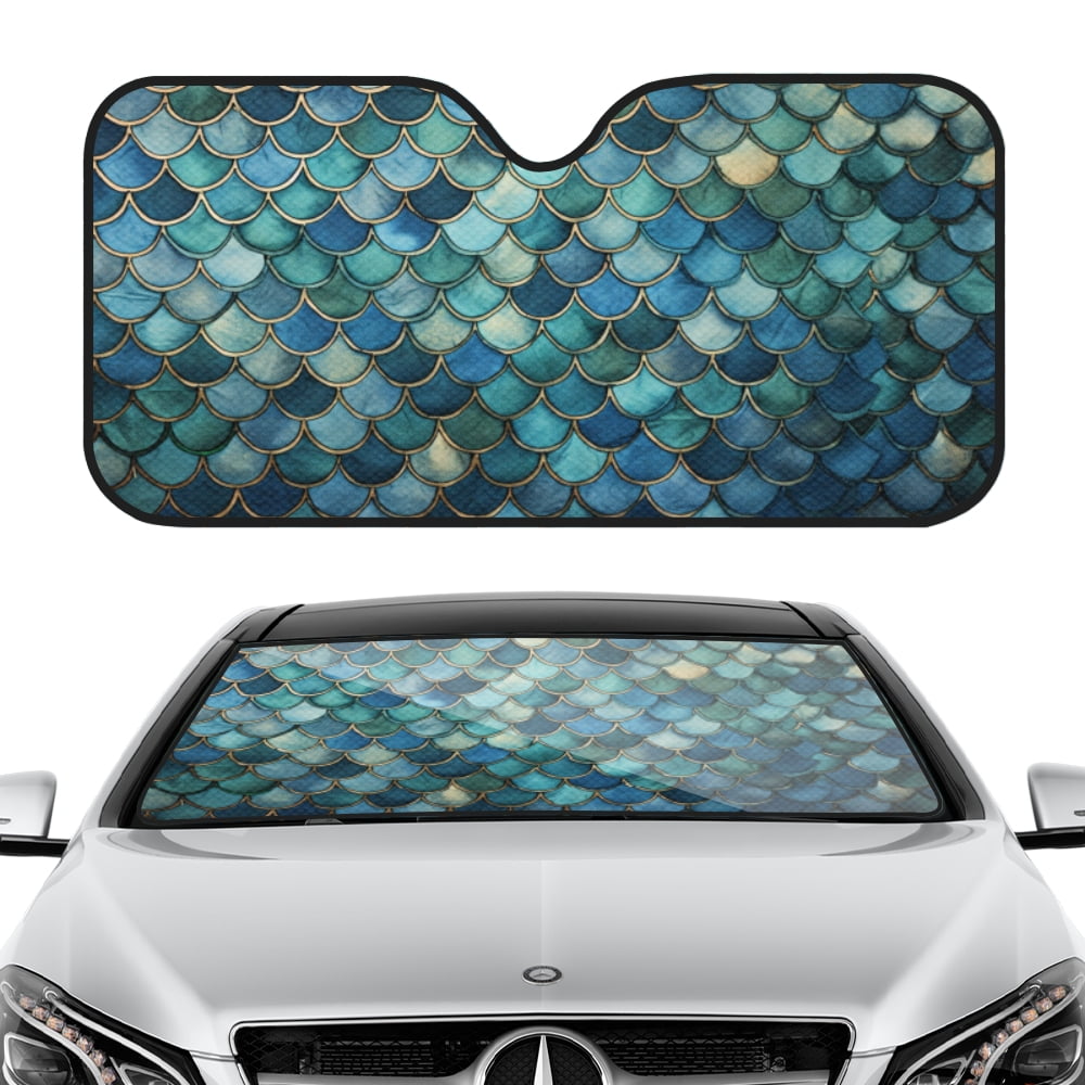 Car Windshield Sun Shade, 51x28 Inch UV Protection Sun Visor for Front Window, Fits Cars & SUVs ...