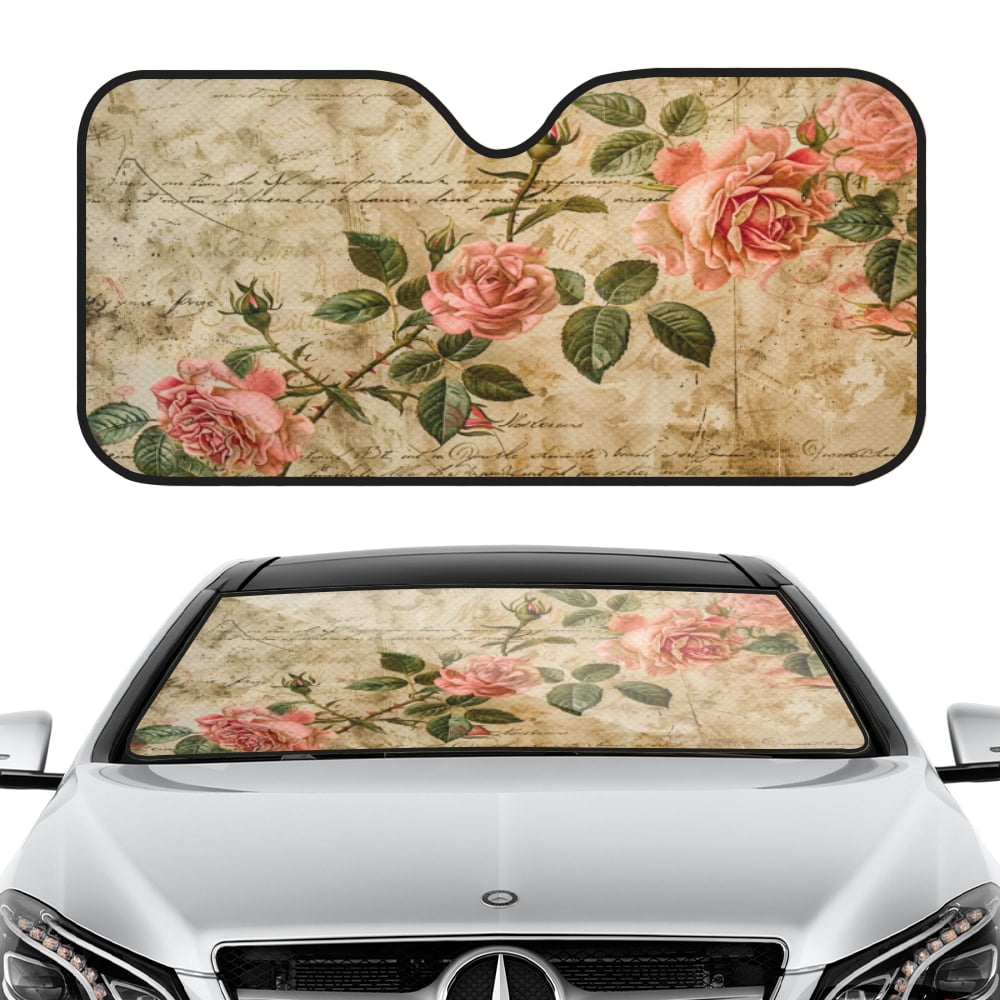 Car Windshield Sun Shade, 51x28 Inch UV Protection Sun Visor for Front ...