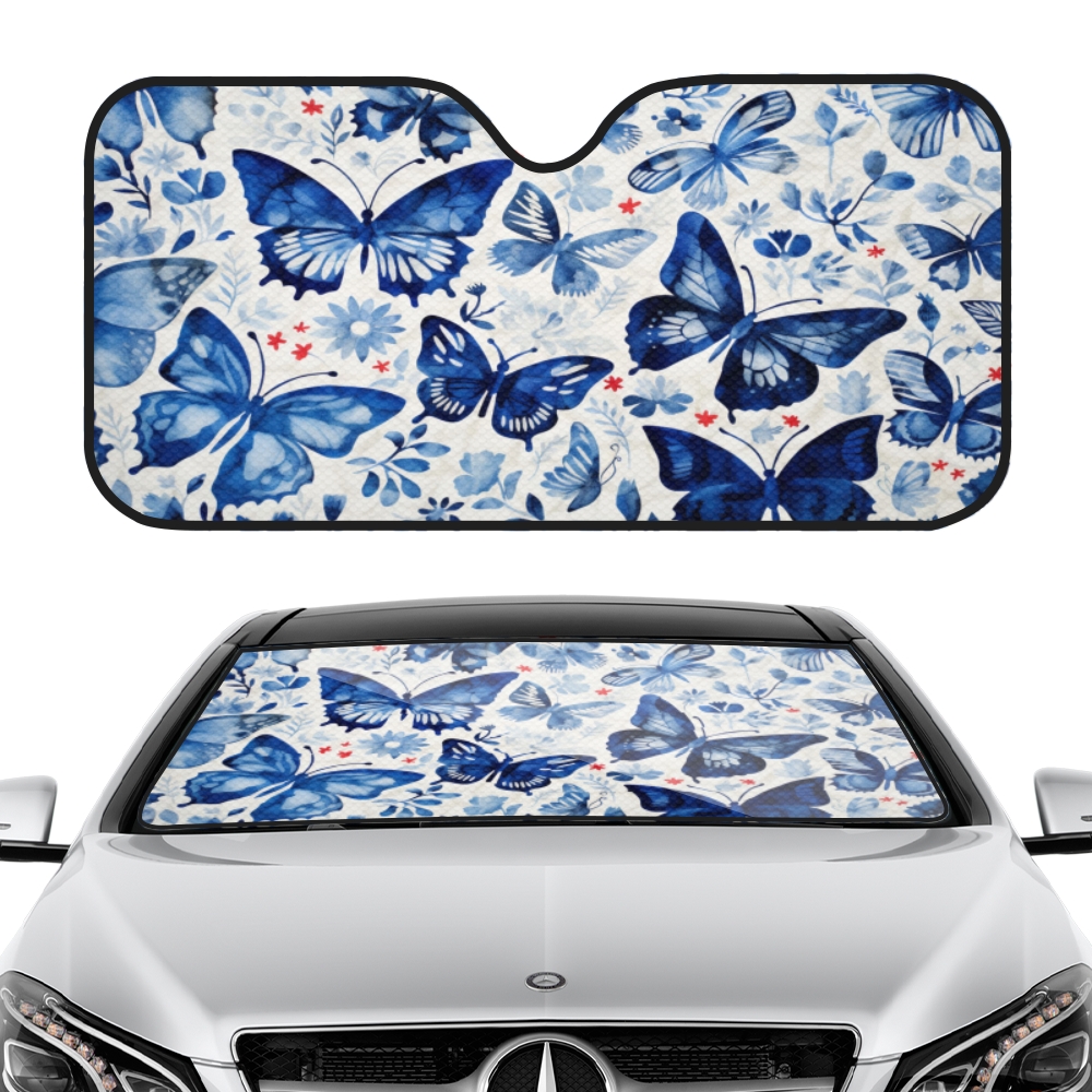 Car Windshield Sun Shade, 51x28 Inch UV Protection Sun Visor for Front Window, Fits Cars & SUVs ...