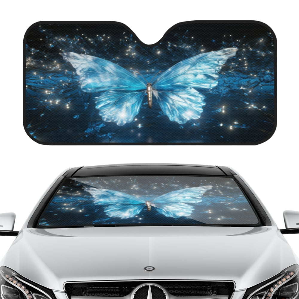 Car Windshield Sun Shade, 51x28 Inch UV Protection Sun Visor for Front ...