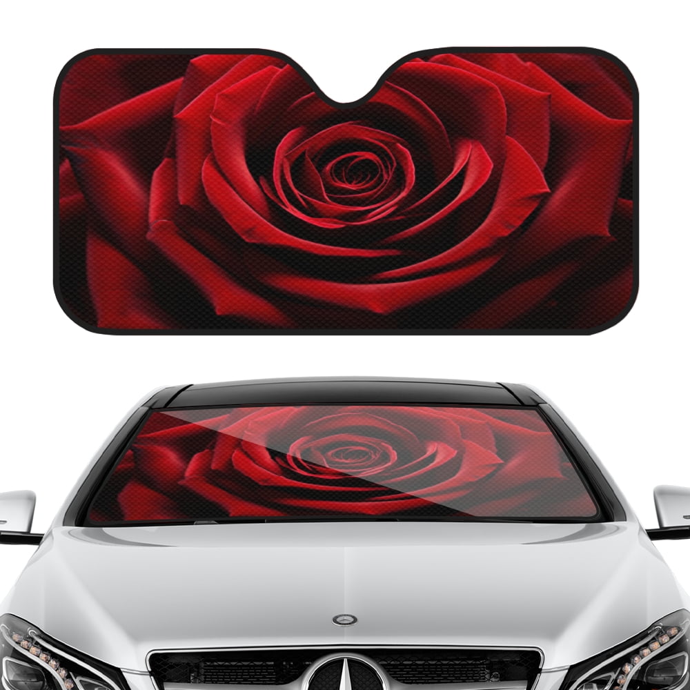 Car Windshield Sun Shade, 51x28 Inch UV Protection Sun Visor for Front Window, Fits Cars & SUVs ...