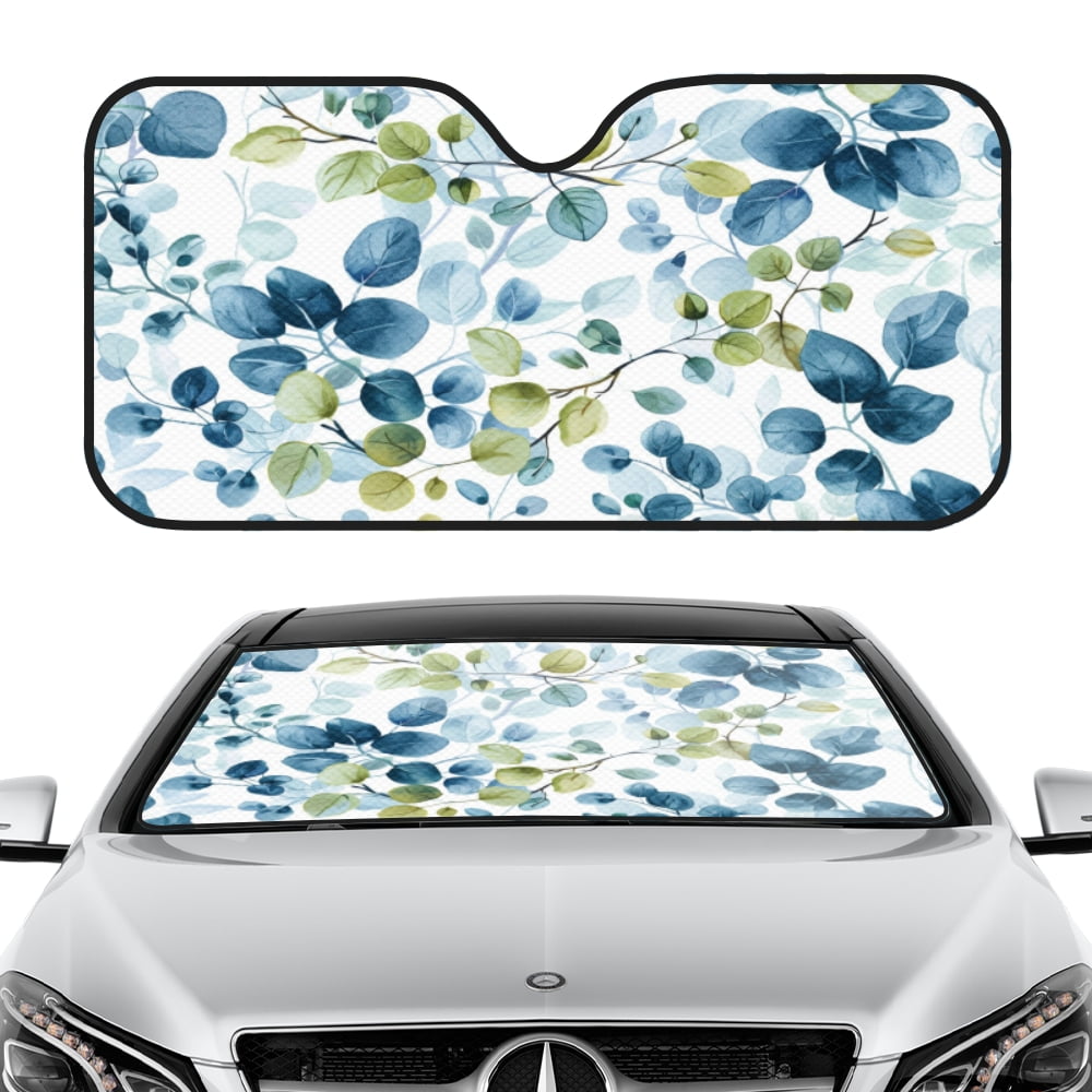 Car Windshield Sun Shade, 51x28 Inch UV Protection Sun Visor for Front ...