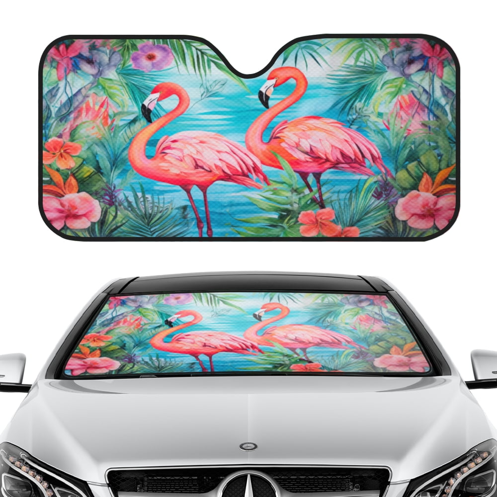 Car Windshield Sun Shade, 51x28 Inch UV Protection Sun Visor for Front ...