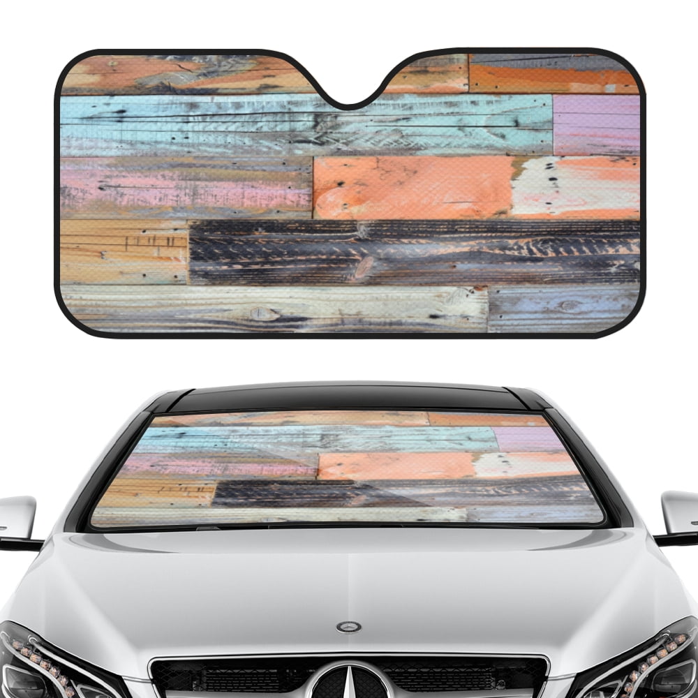 Car Windshield Sun Shade, 51x28 Inch UV Protection Sun Visor for Front ...