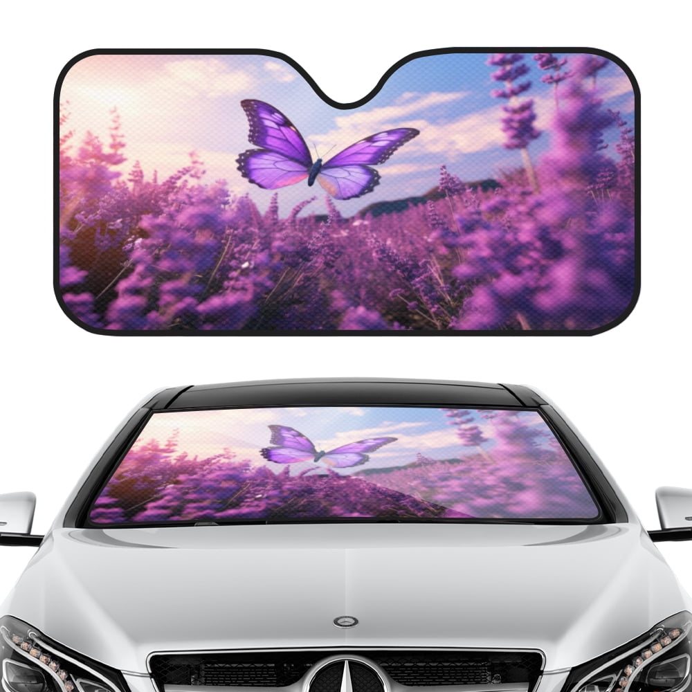 Car Windshield Sun Shade, 51x28 Inch UV Protection Sun Visor for Front ...