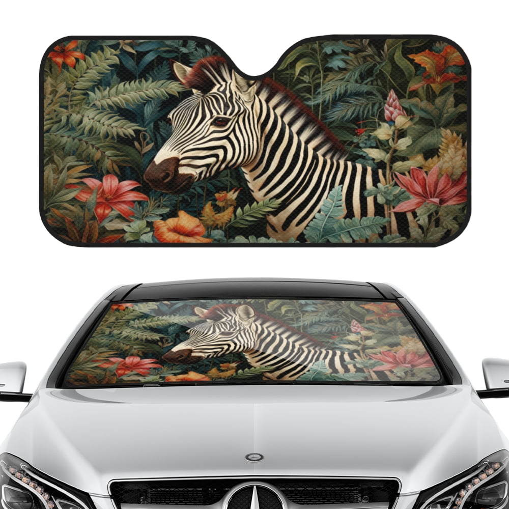 Car Windshield Sun Shade, 51x28 Inch UV Protection Sun Visor for Front ...