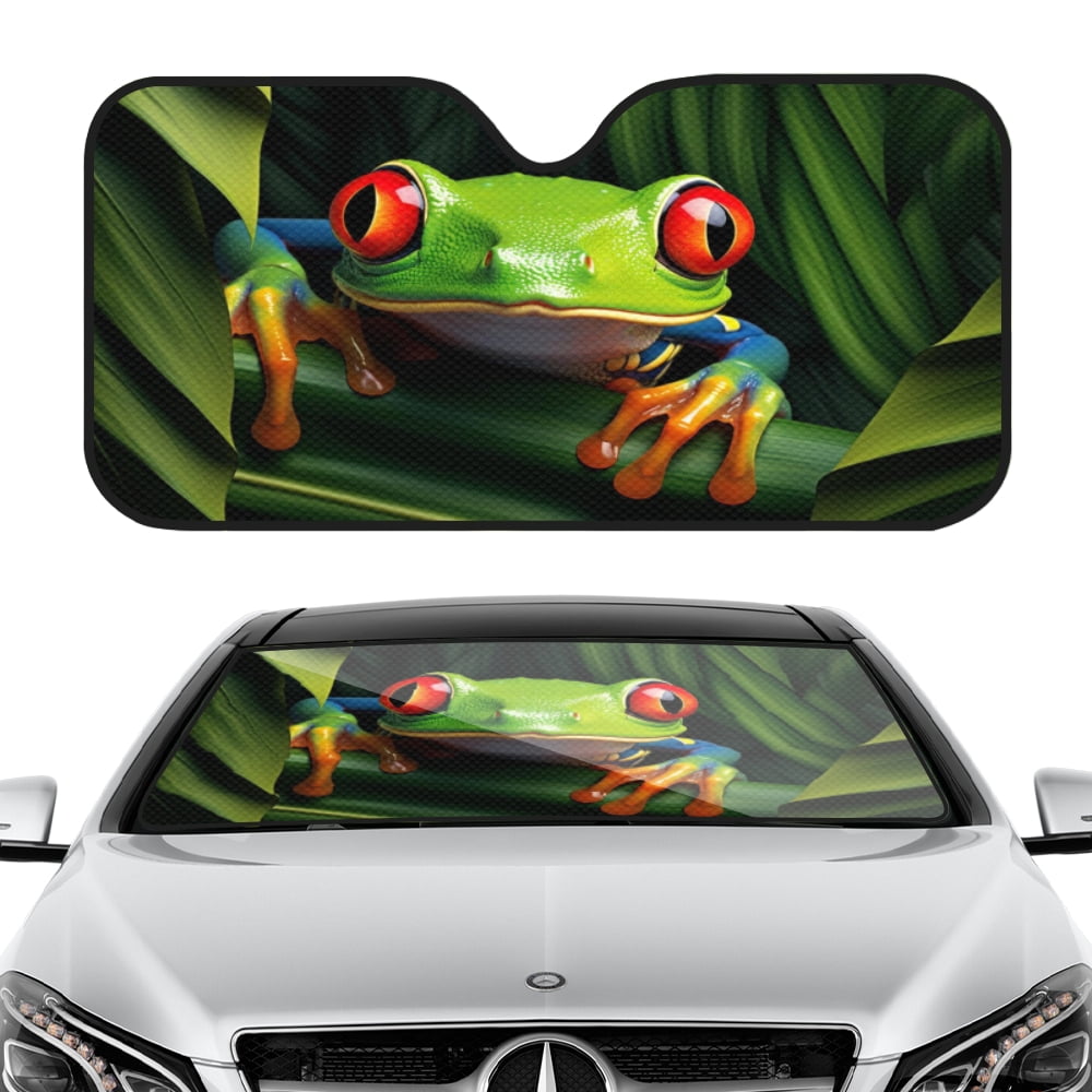 Car Windshield Sun Shade, 55x30 Inch UV Protection Sun Visor for Front ...