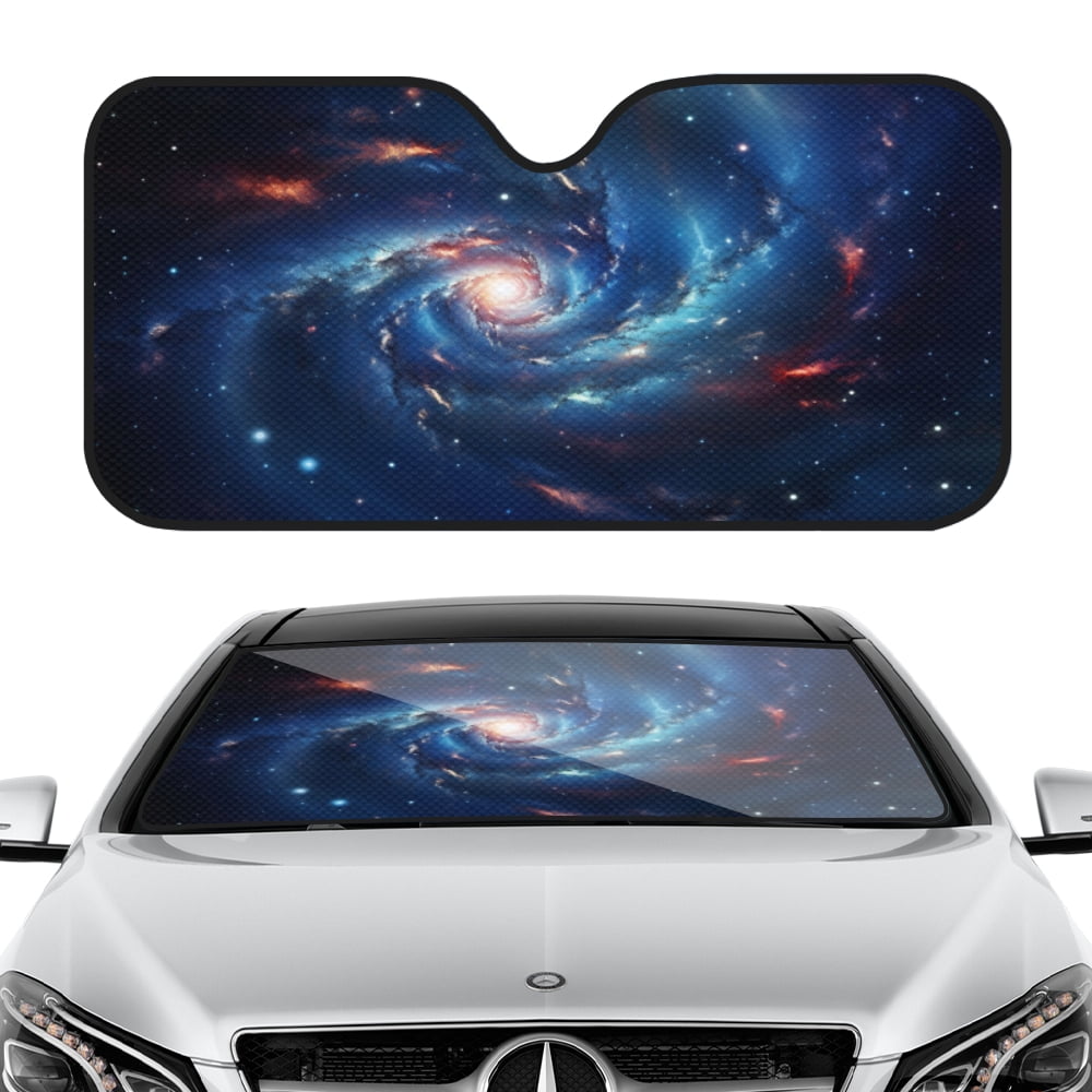 Car Windshield Sun Shade, 55x30 Inch UV Protection Sun Visor for Front ...