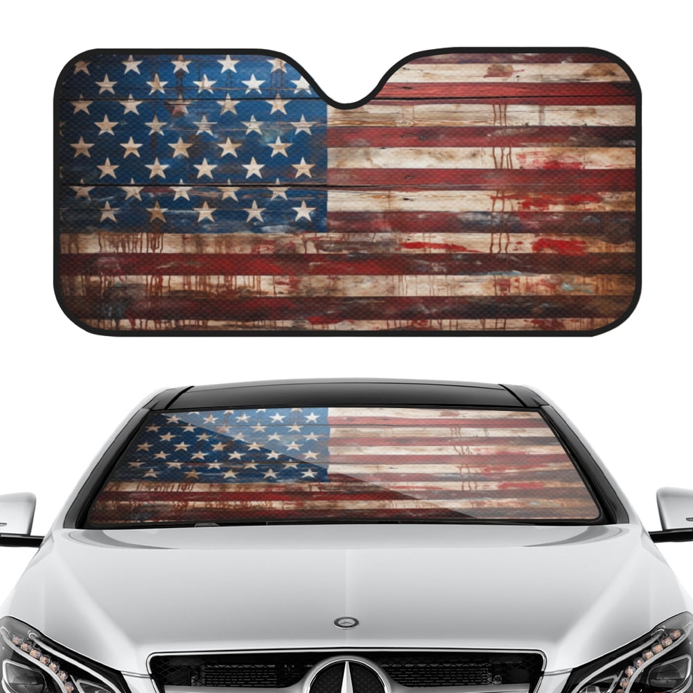 Car Windshield Sun Shade, 55x30 Inch UV Protection Sun Visor for Front ...