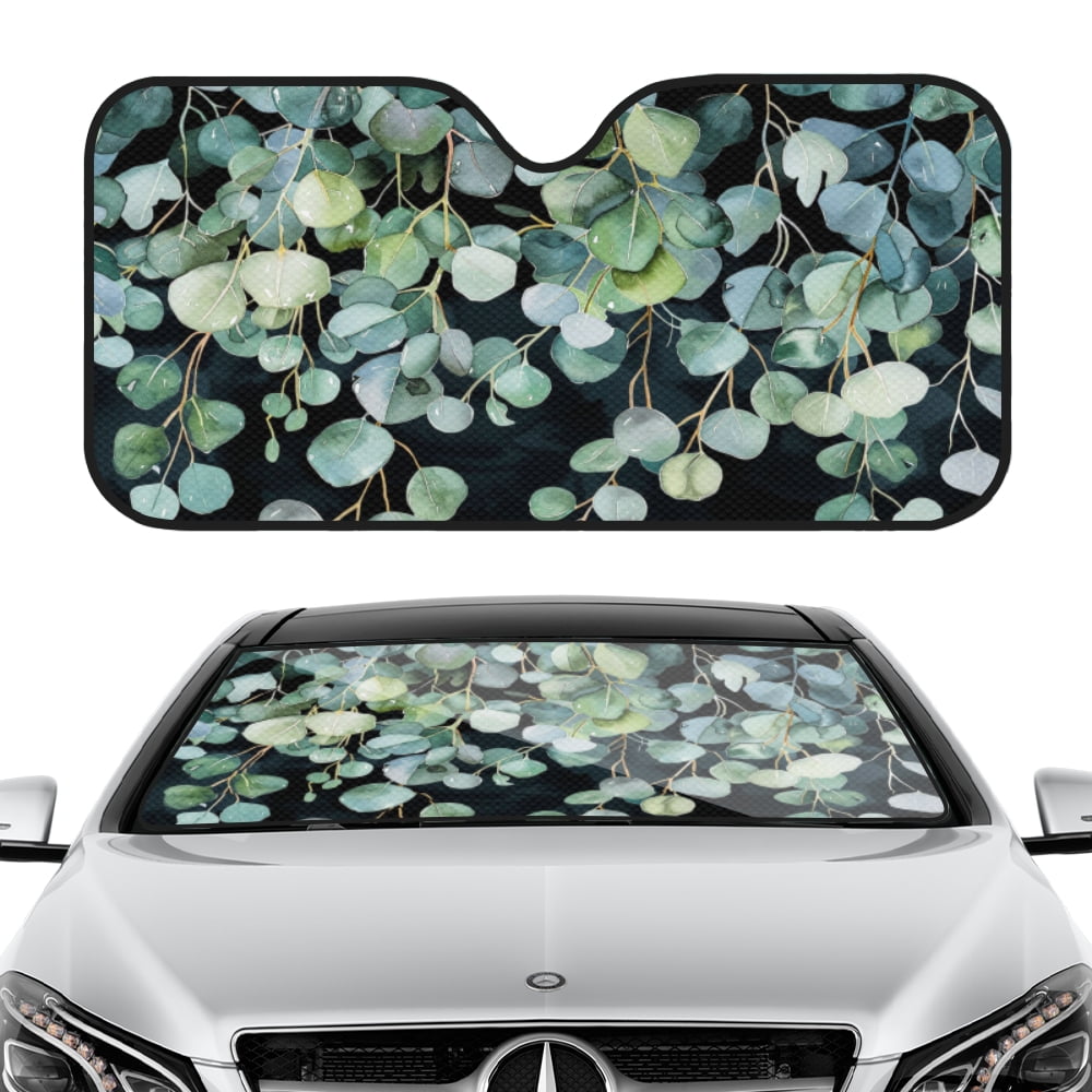 Car Windshield Sun Shade, 55x30 Inch UV Protection Sun Visor for Front ...