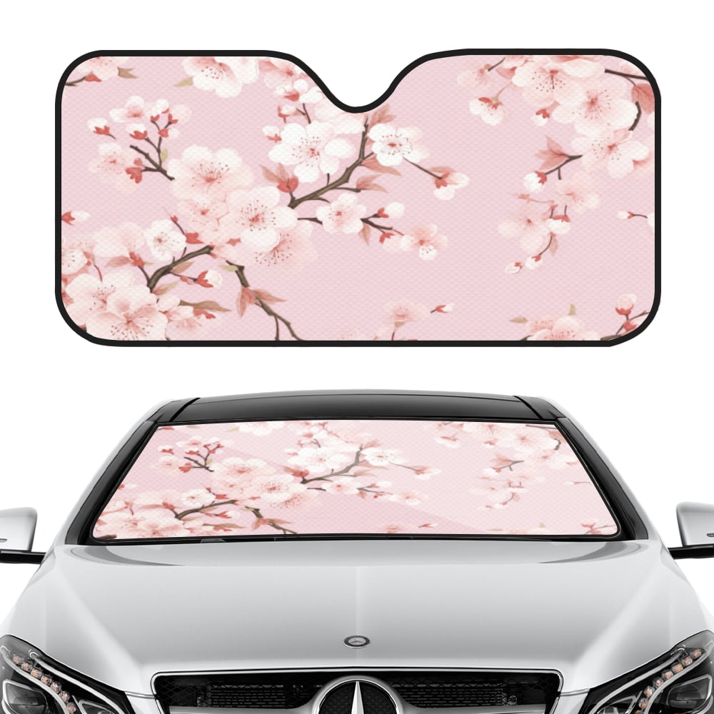 Car Windshield Sun Shade, 55x30 Inch UV Protection Sun Visor for Front ...