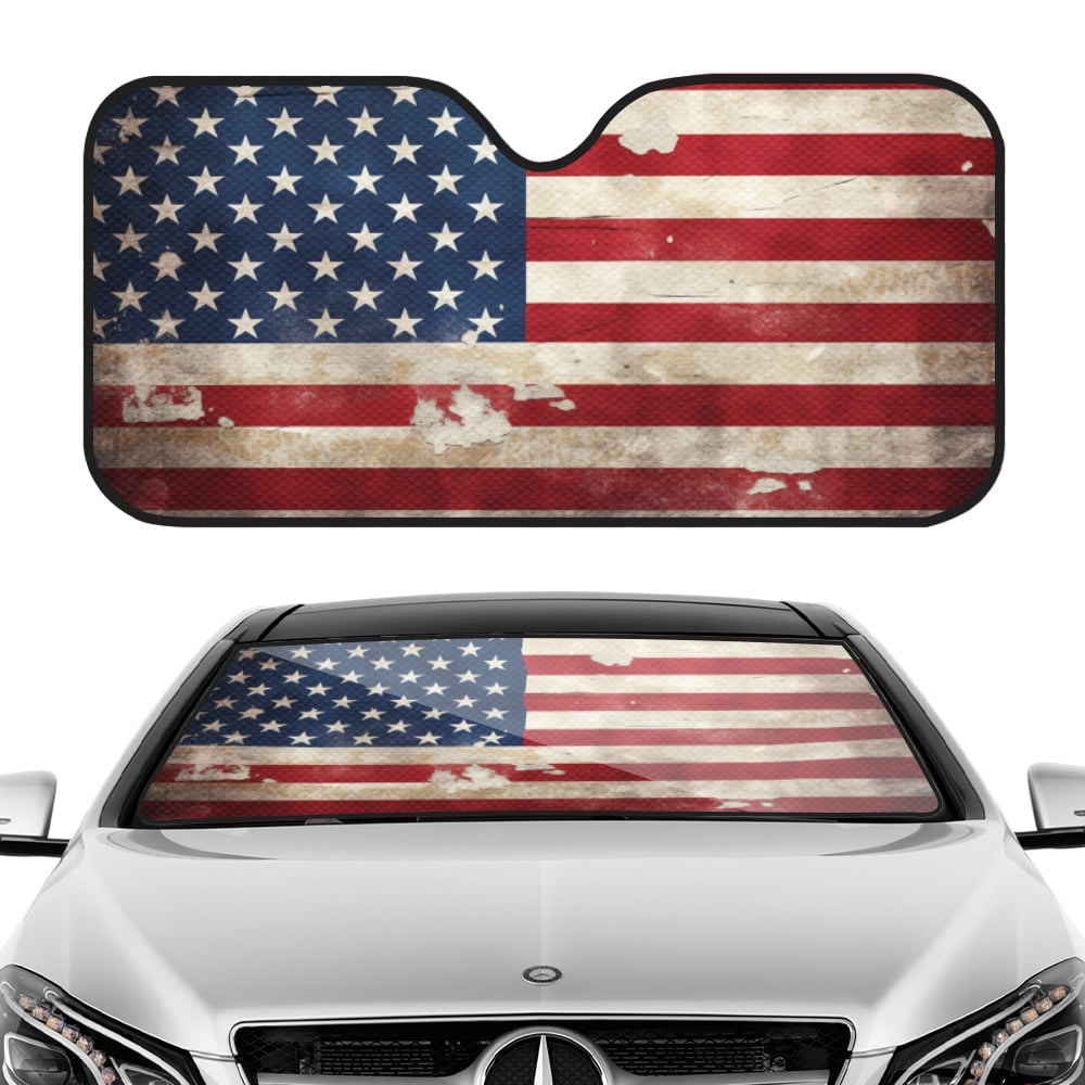 Car Windshield Sun Shade, 55x30 Inch UV Protection Sun Visor for Front ...
