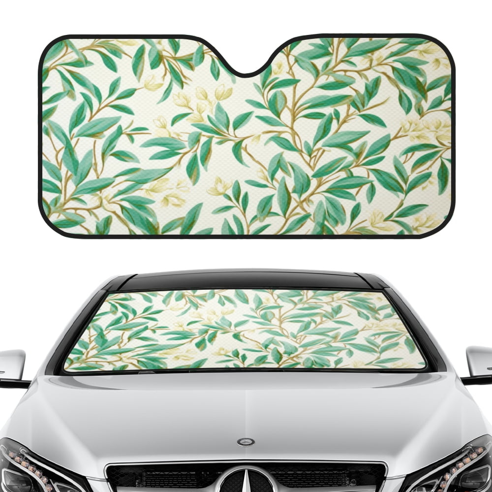 Car Windshield Sun Shade, 55x30 Inch UV Protection Sun Visor for Front ...