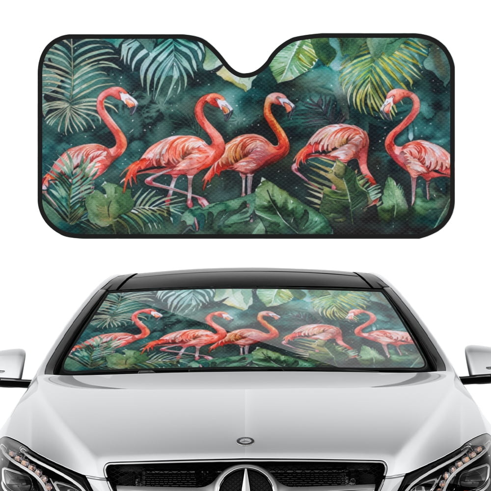 Car Windshield Sun Shade, 55x30 Inch UV Protection Sun Visor for Front ...