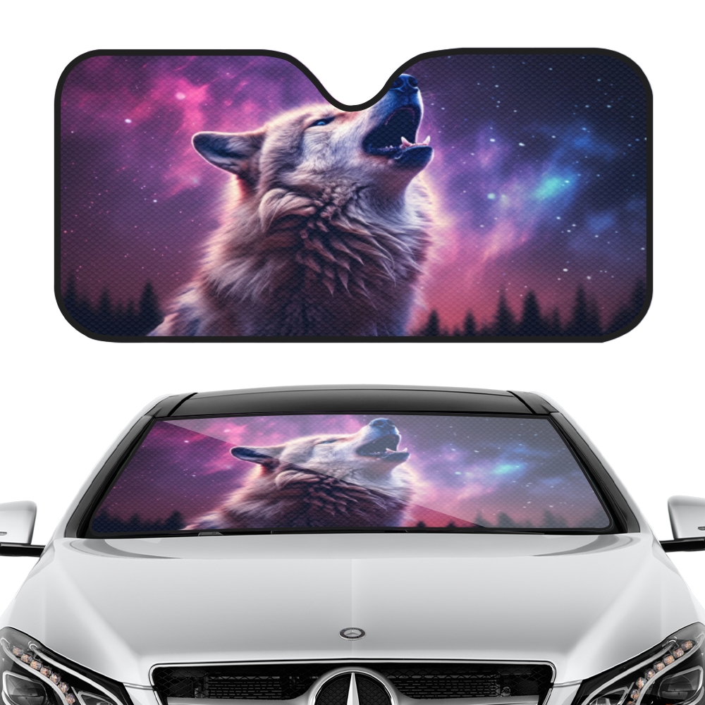 Car Windshield Sun Shade, 55x30 Inch UV Protection Sun Visor for Front ...