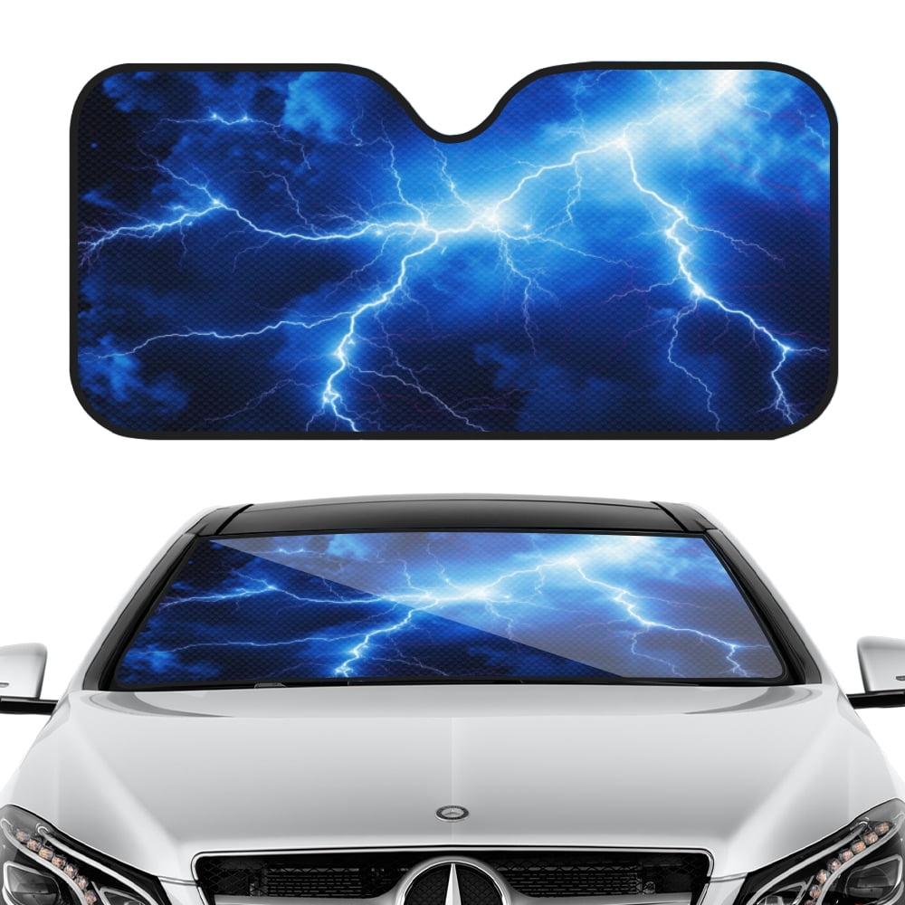 Car Windshield Sun Shade, 55x30 Inch UV Protection Sun Visor for Front ...