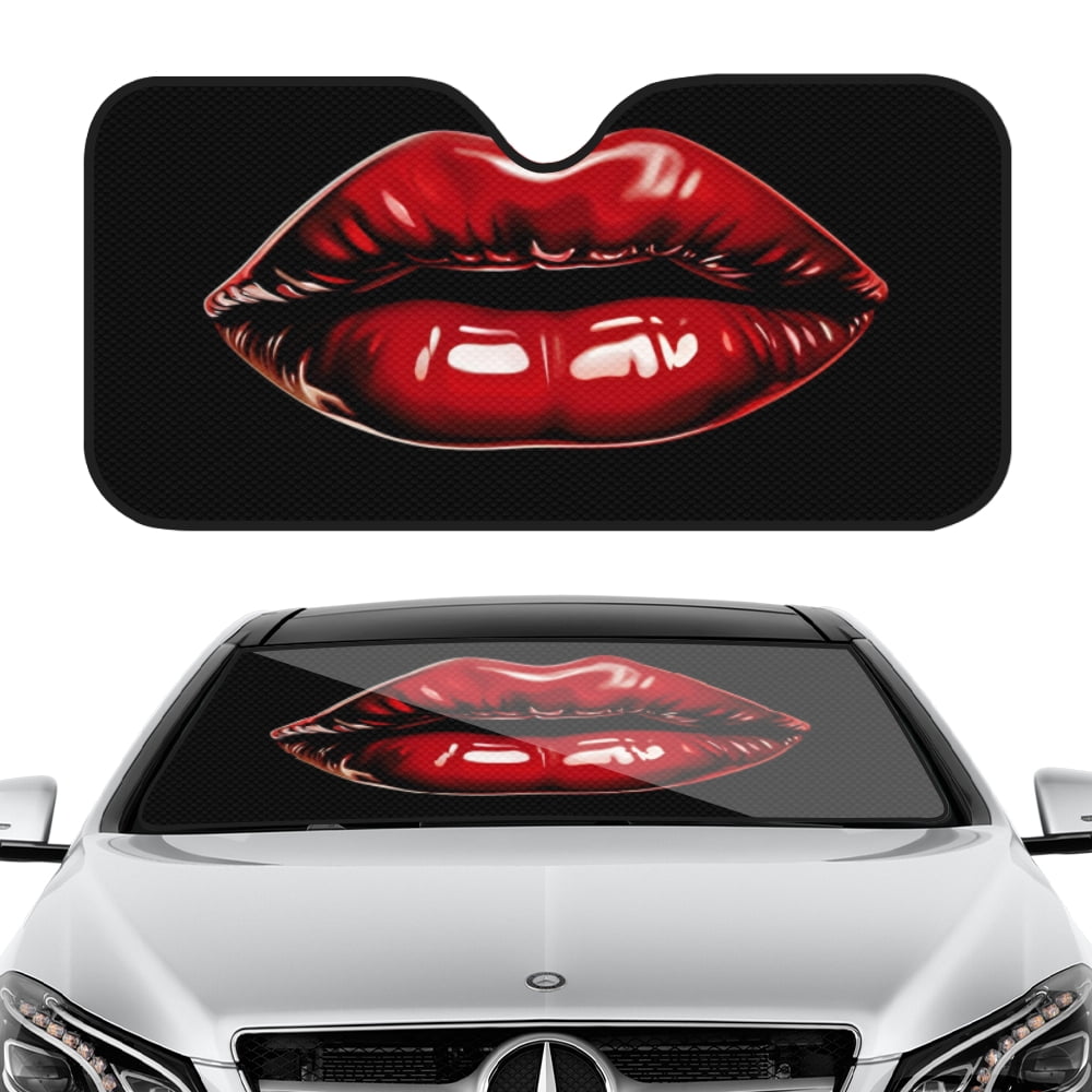 Car Windshield Sun Shade, 55x30 Inch UV Protection Sun Visor for Front ...