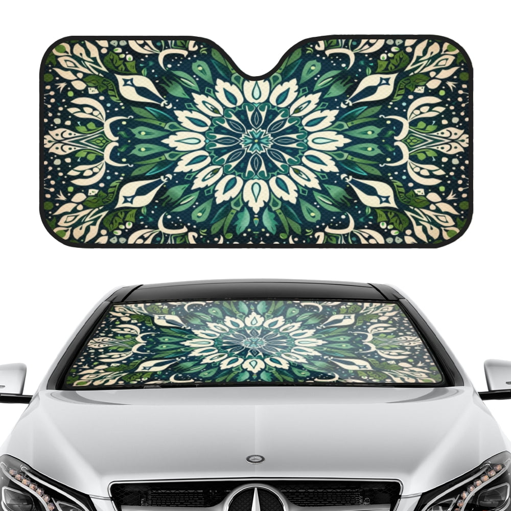 Car Windshield Sun Shade, 55x30 Inch UV Protection Sun Visor for Front ...