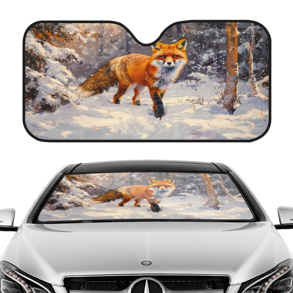 Car Windshield Sun Shade, 55x30 Inch UV Protection Sun Visor for Front ...