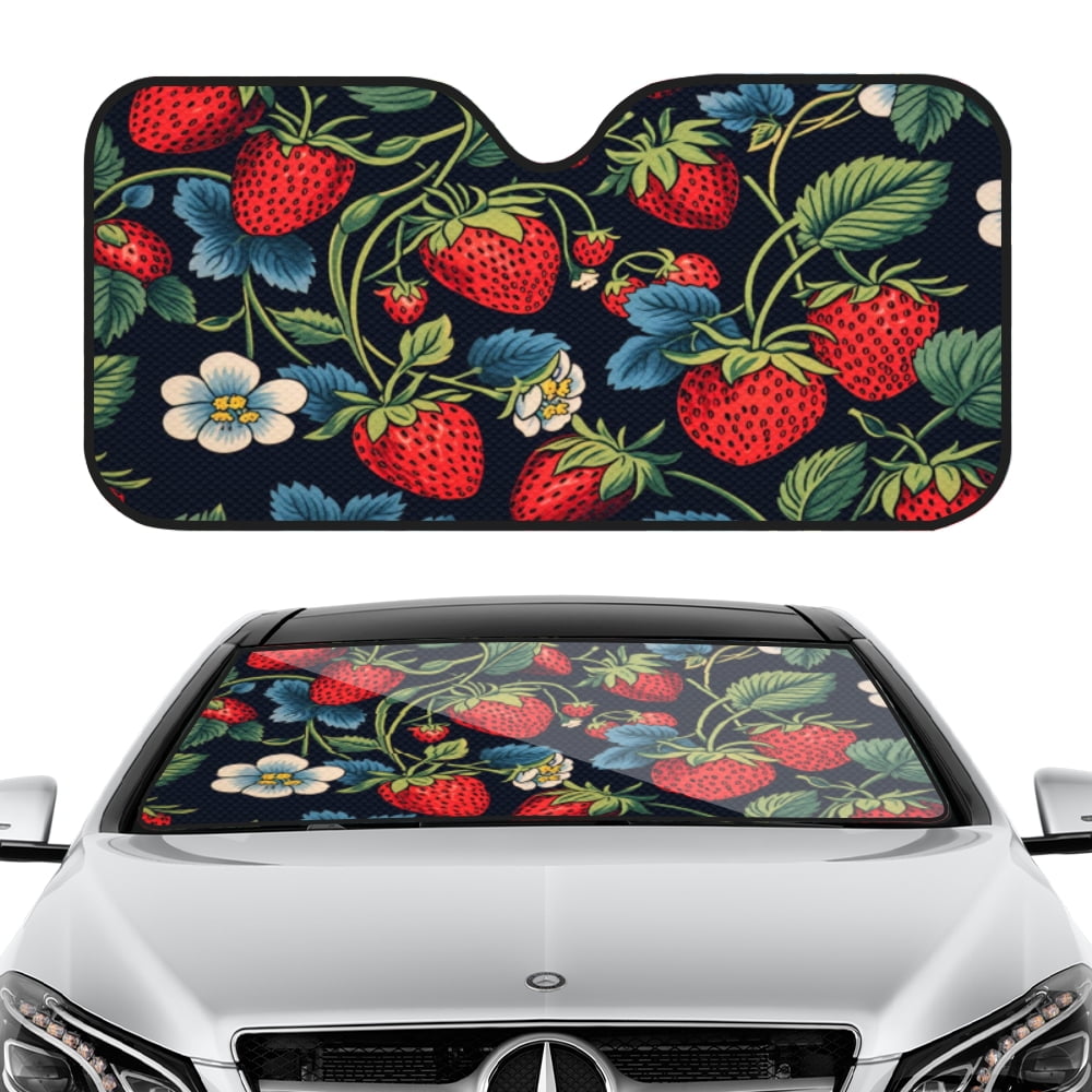 Car Windshield Sun Shade, 55x30 Inch UV Protection Sun Visor for Front ...