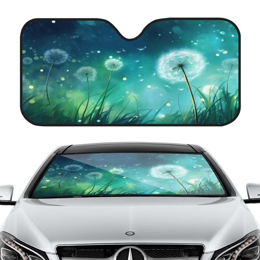 Car Windshield Sun Shade, 55x30 Inch UV Protection Sun Visor for Front ...