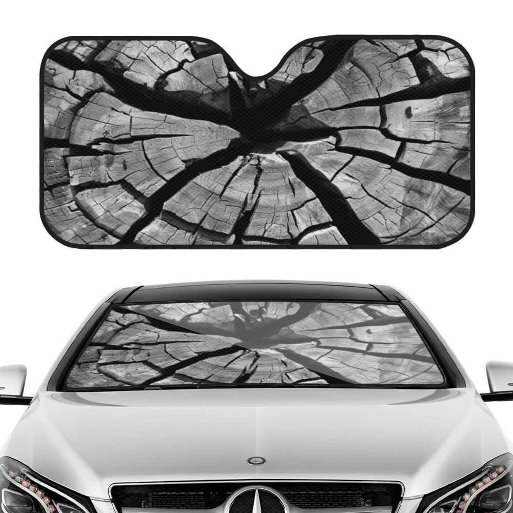 Car Windshield Sun Shade, 55x30 Inch UV Protection Sun Visor for Front ...