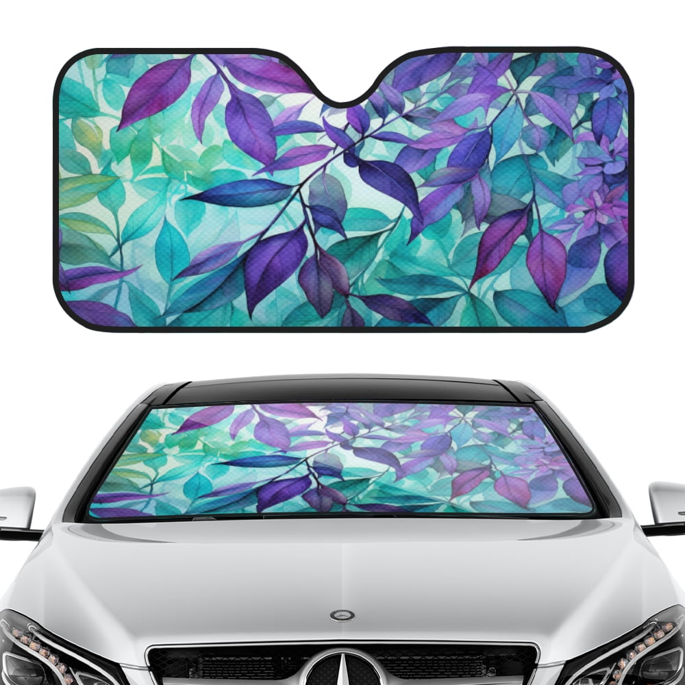 Car Windshield Sun Shade, 55x30 Inch UV Protection Sun Visor for Front ...