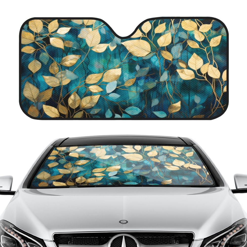 Car Windshield Sun Shade, 55x30 Inch UV Protection Sun Visor for Front ...