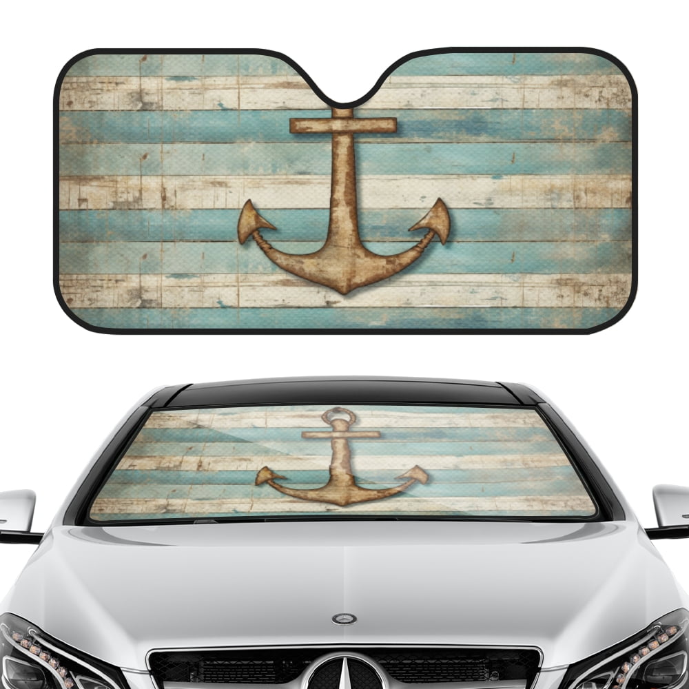 Car Windshield Sun Shade, 55x30 Inch UV Protection Sun Visor for Front ...