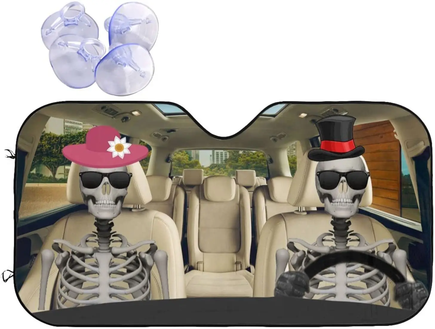 Car Windshield Sun Shade Duck Driving Car Sunshade for Car Truck SUV ...