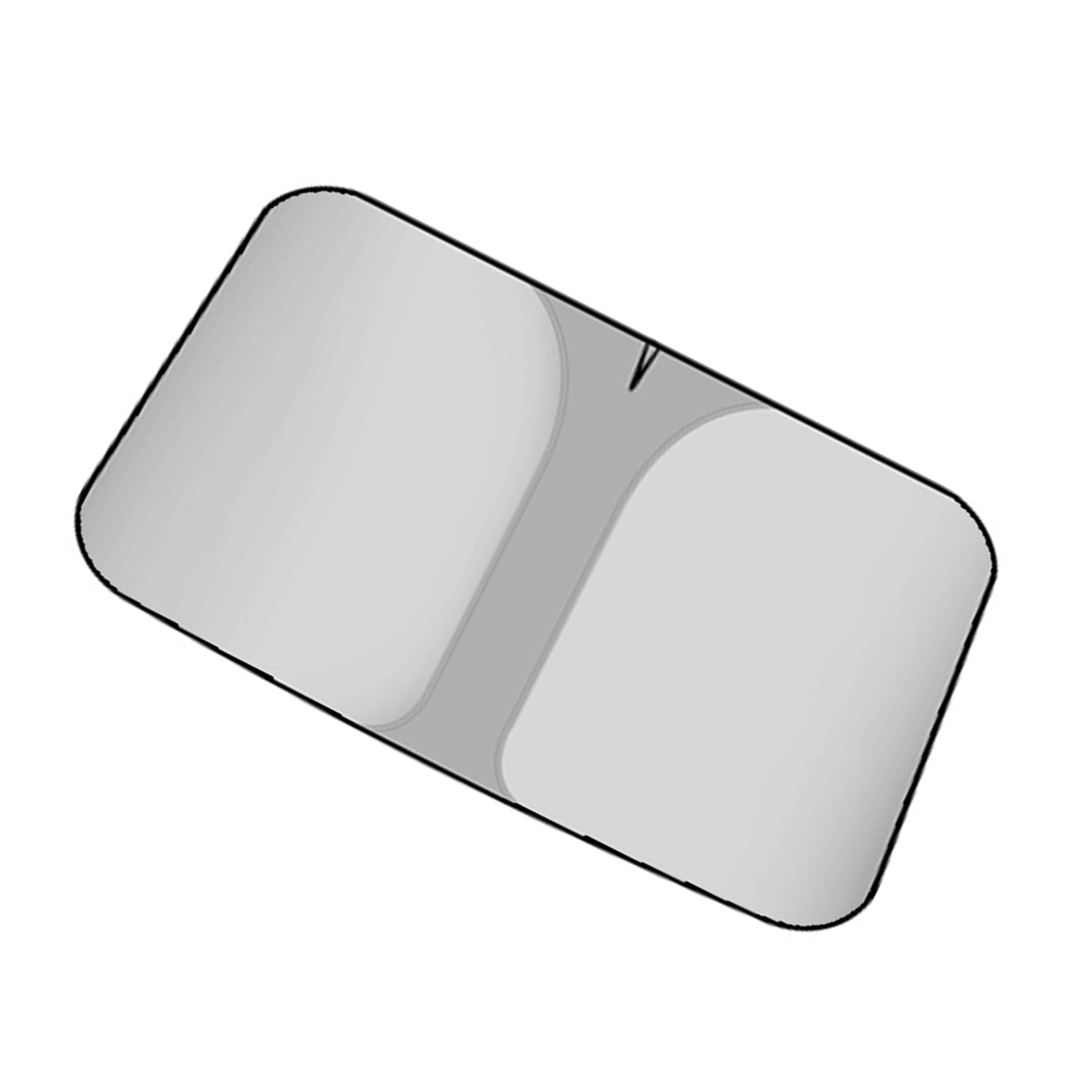 Car Windshield Sun Shade, Foldable Titanium Silver Sun Blocker Reflects ...