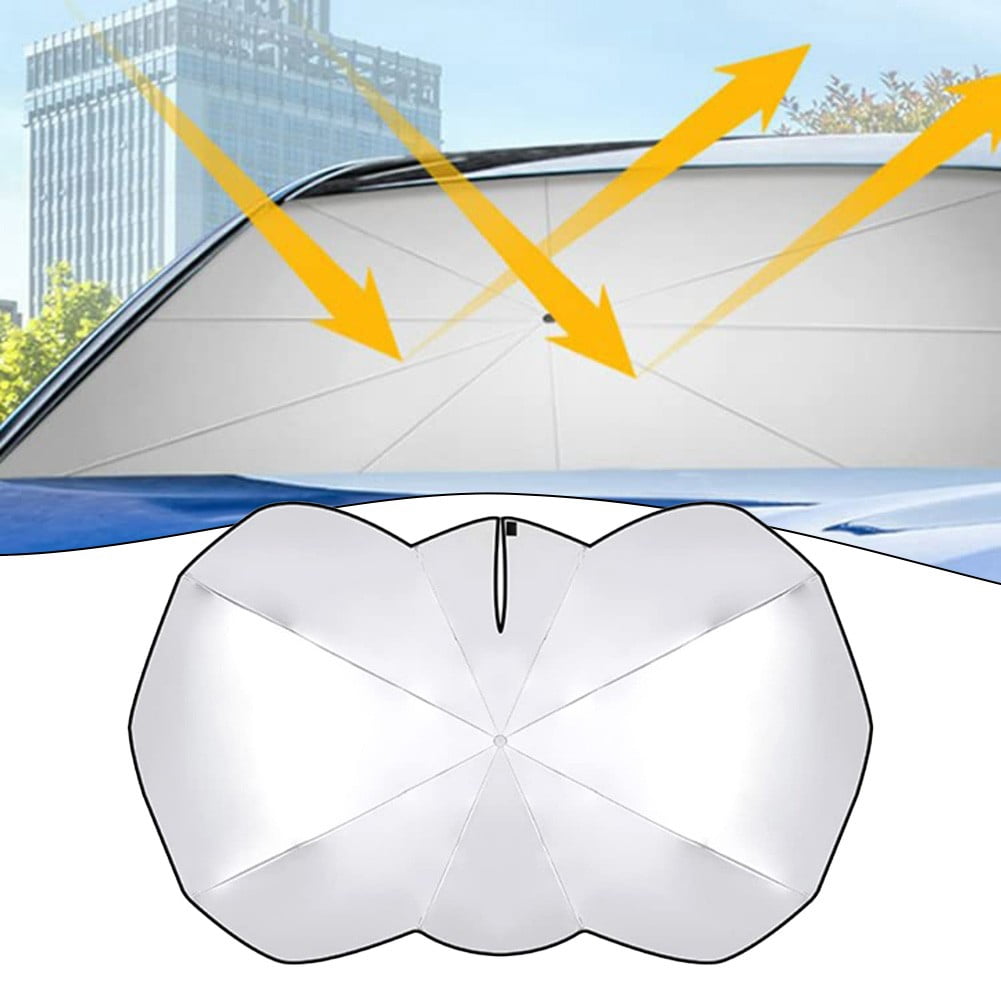 Car Windshield Sun Shade Foldable Umbrella Front Glass Cover Visor ...