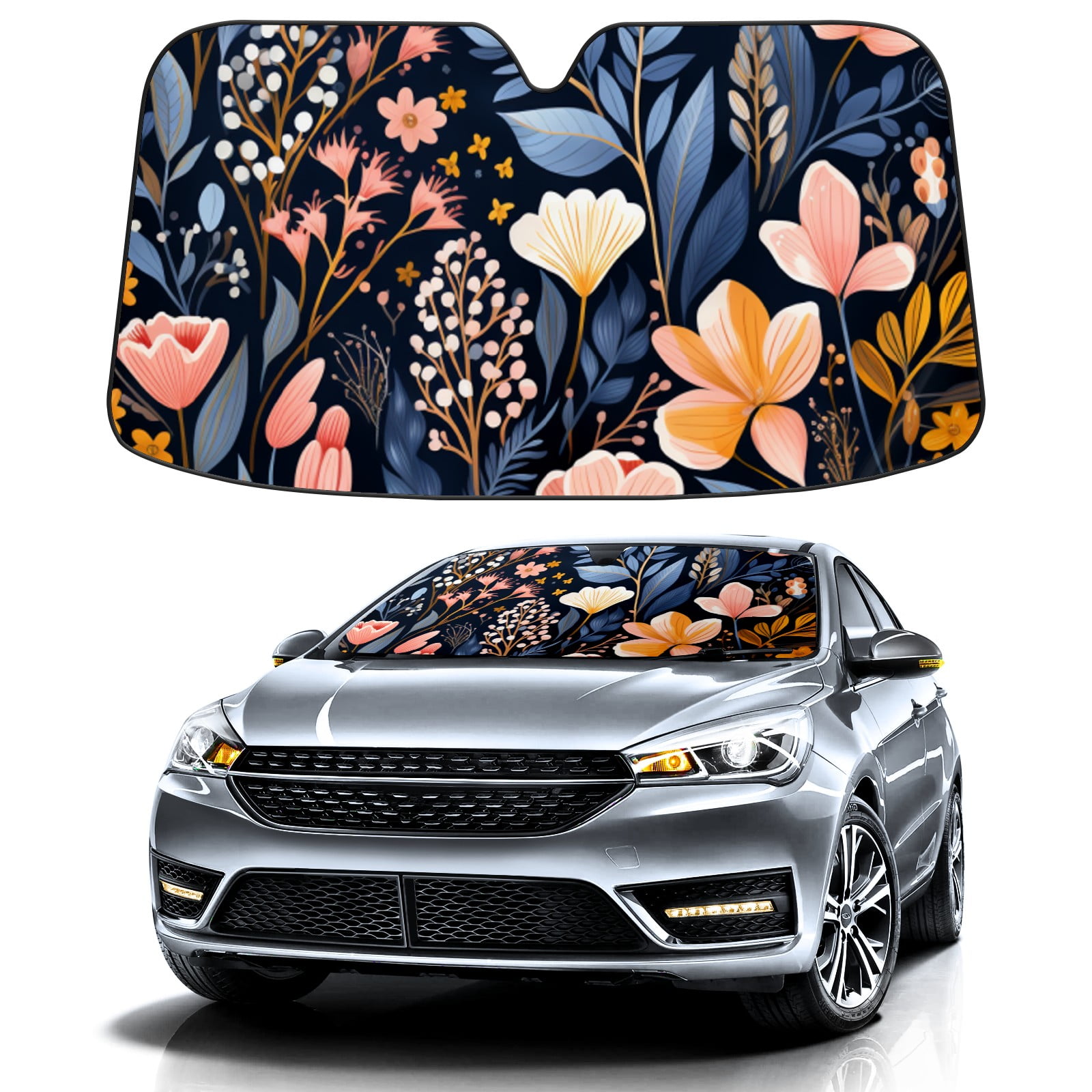 Car Windshield Sun Shade For Front Window Foldable Vehicle Windshield ...