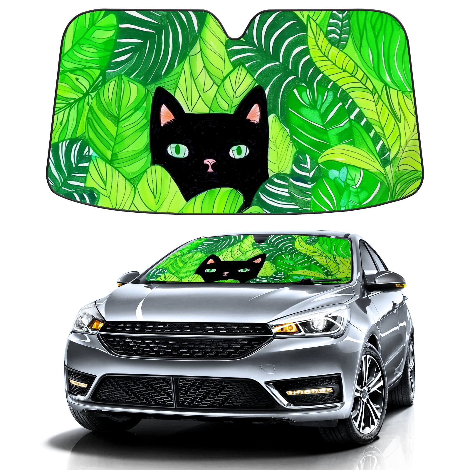 Car Windshield Sun Shade For Front Window Foldable Vehicle Windshield ...