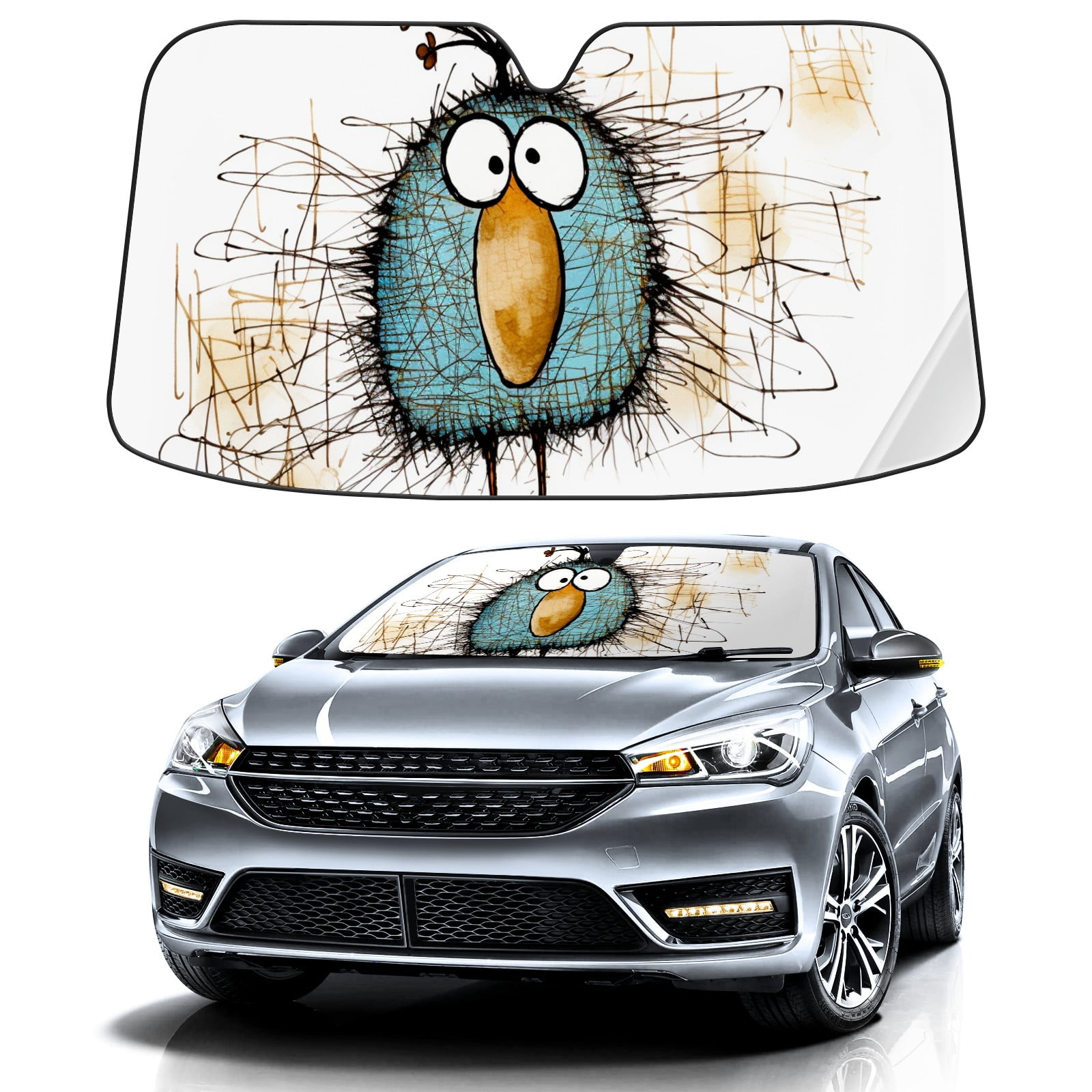 Car Windshield Sun Shade For Front Window Turkey 4 Foldable Vehicle ...