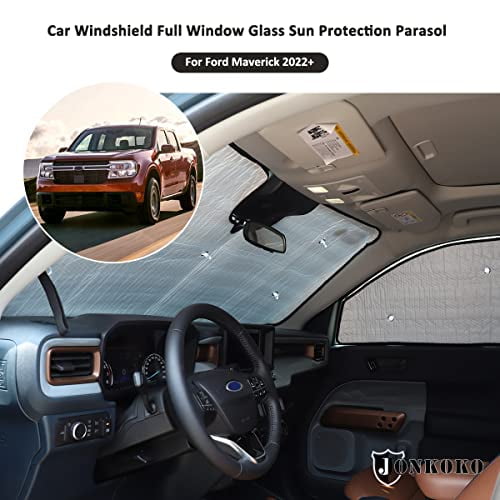 Car Windshield Sun Shade for Ford Maverick 2022-2024 Truck Car Foldable ...