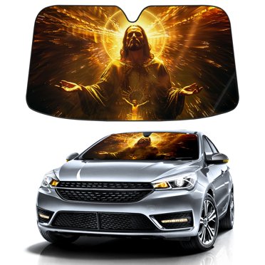 Car Sun Visor 53*23.5Inch Windshield Sun Shield Car Sun Curtain Car Sun ...