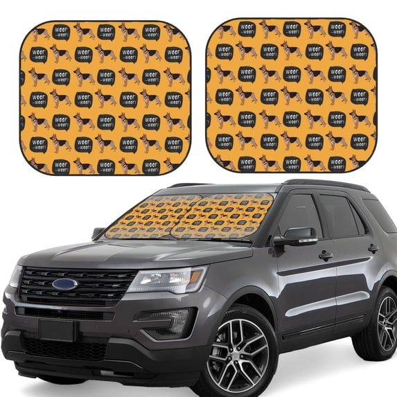 Car Windshield Sun Shade - German Shepherd Dog No.1002 Foldable Car Sun ...
