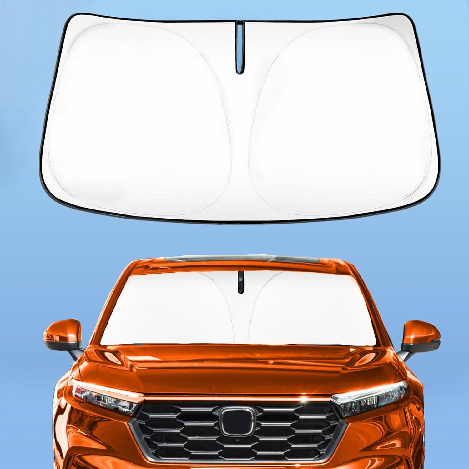 Car Windshield Sun Shade for Honda CRV 2023 2024 2025, 4-Layer Front Window Shade Cover ...