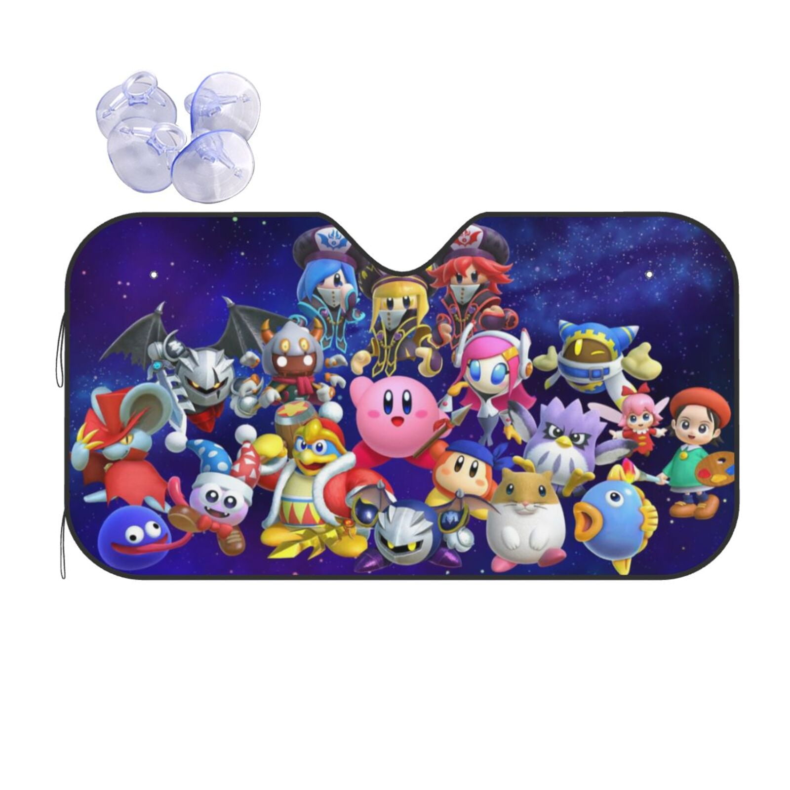 Car Windshield Sun Shade, Kirby Heat Resistant And Fashion Car Sunshade ...