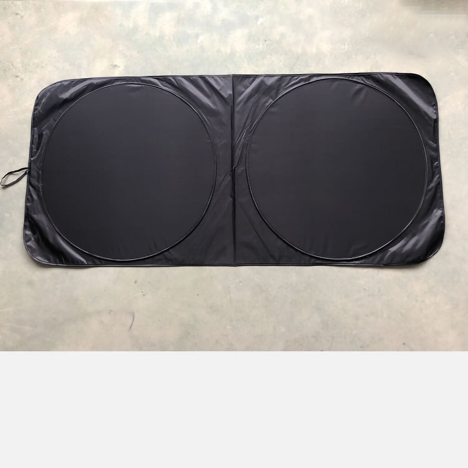 Car Windshield Sun Shade Silver Cloth Complete Coverage Sun Visor Block ...