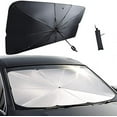 Car Windshield Sun Shade Umbrella, Foldable Block UV Rays and Heat Sun ...