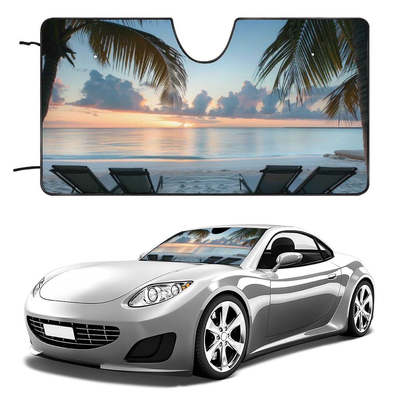 Car Windshield Sun Shades, Car Sun Shade for Front Window for Car SUV ...
