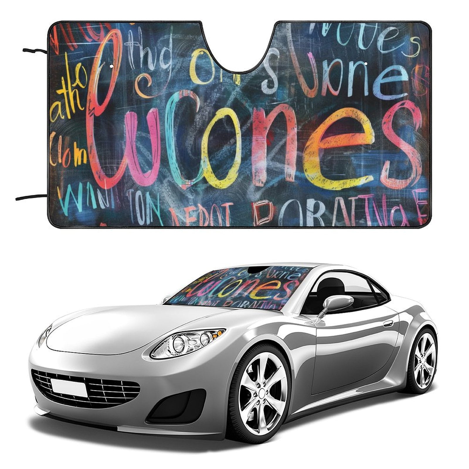 Car Windshield Sun Shades, Car Sun Shade for Front Window for Car SUV ...