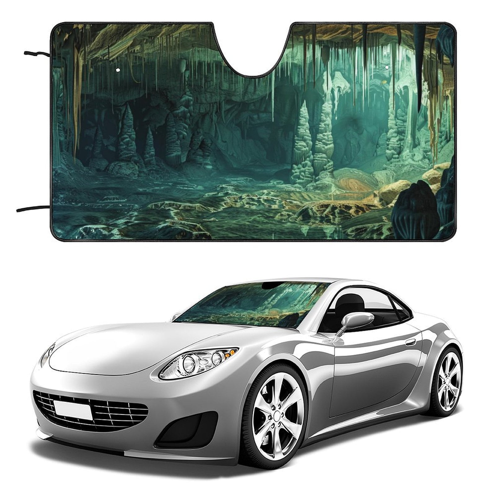 Car Windshield Sunshade Umbrella - Foldable Car Windshield Sun Shade ...