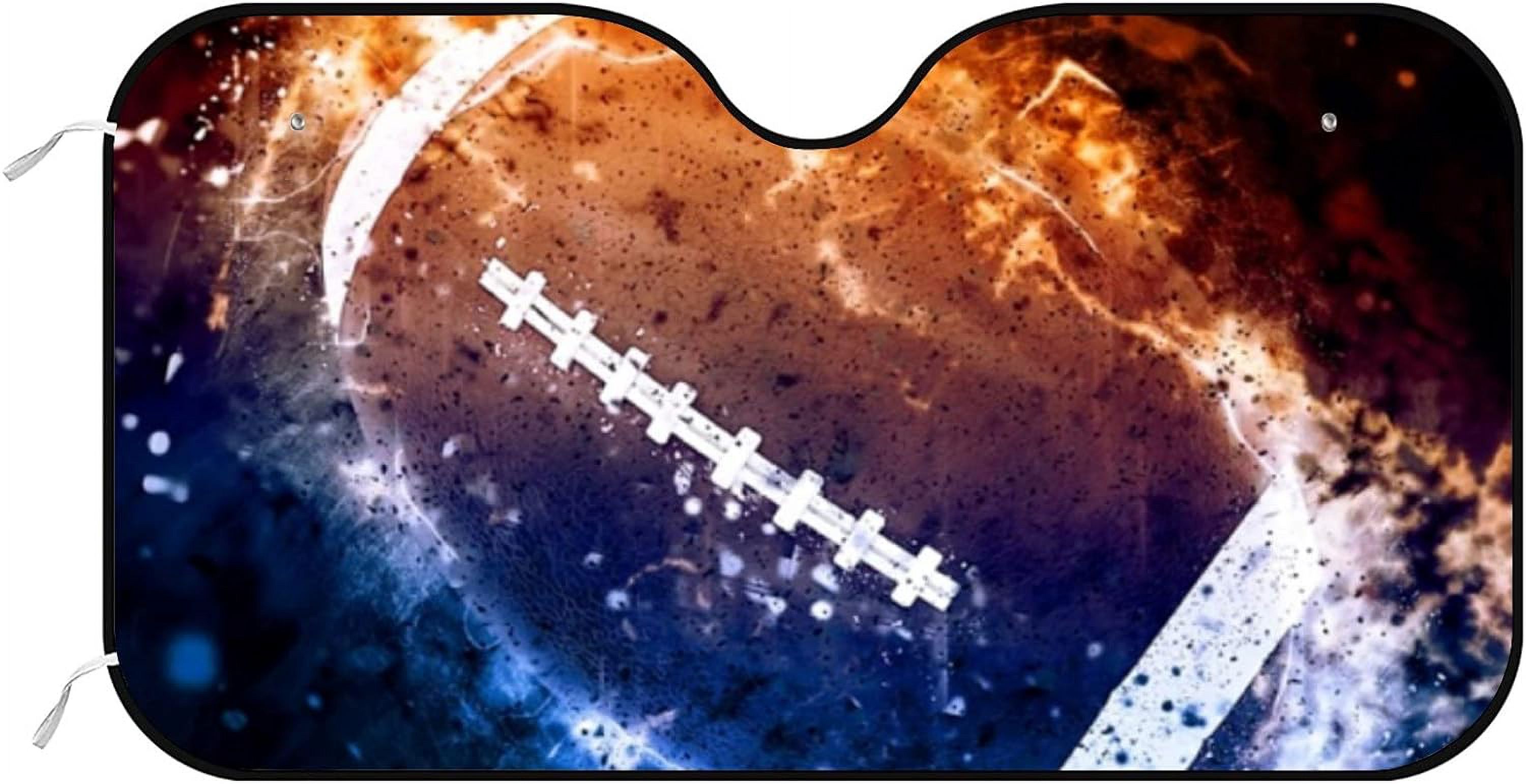 Car Windshield Sunshade Vintage Galaxy Space Stars American Basketball ...