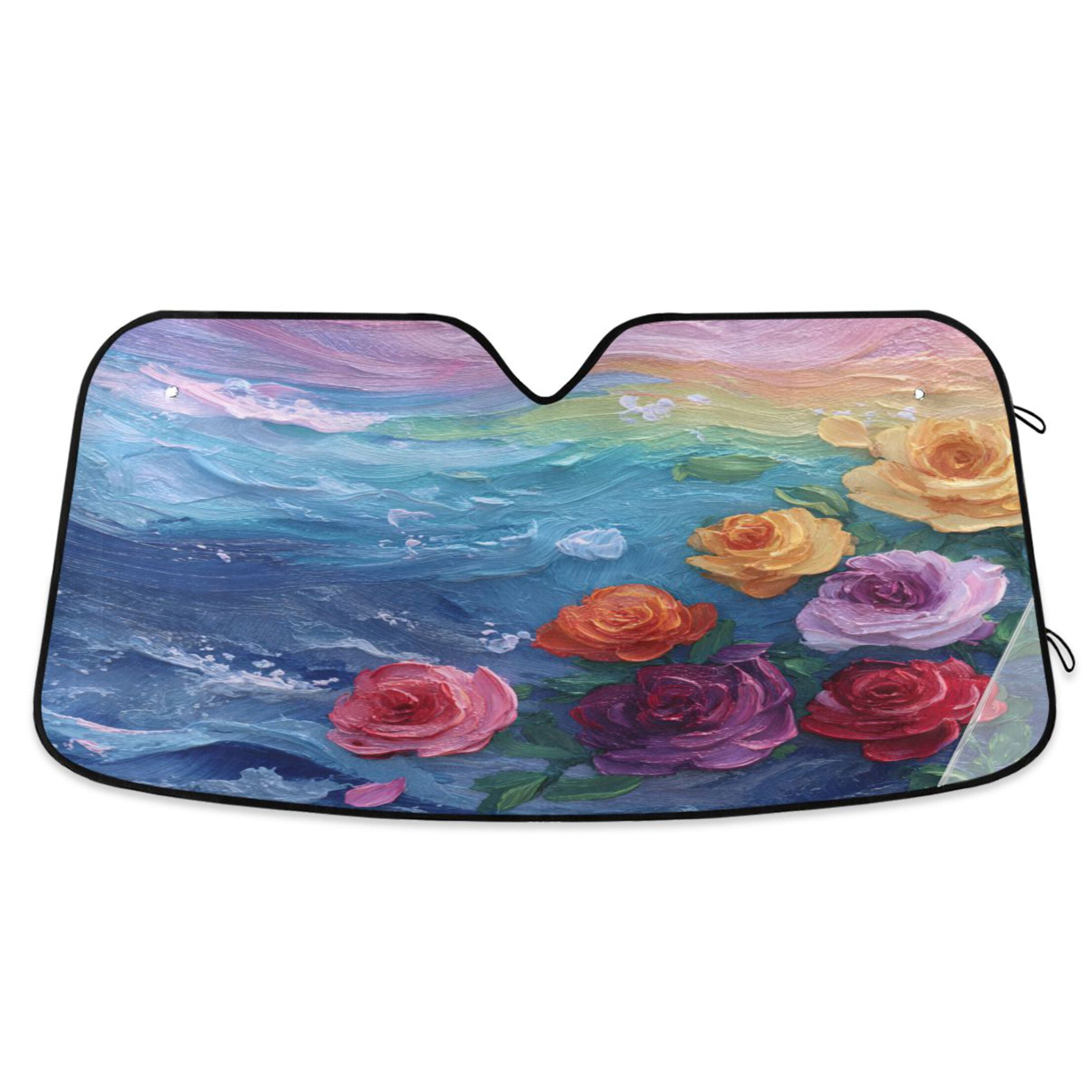 Car Windshield Sunshades Foldable UV Rays Sun Visor Protector Keep Your ...